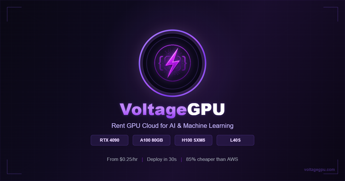 How to Deploy Your First LLM on VoltageGPU: Step-by-Step Guide with ...